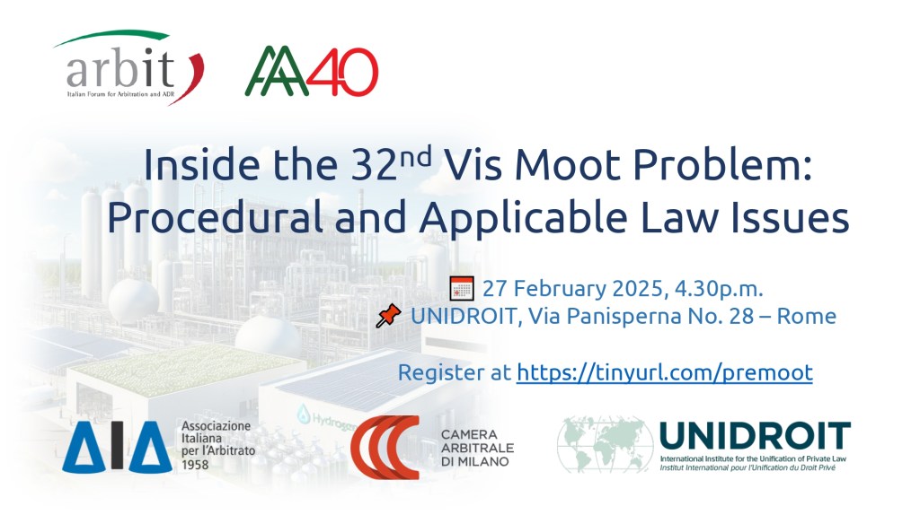 Inside the 32nd Vis Moot Problem: Procedural and Applicable Law Issues ...